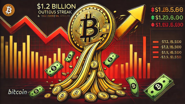 US Bitcoin ETFs Suffer $1.2 Billion Outflows in Longest Withdrawal ...